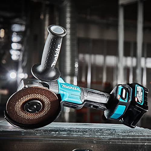 Makita GAG03M1 40V max XGT Brushless Cordless 4-1/2” / 5" Paddle Switch Angle Grinder Kit, with Electric Brake (4.0Ah)