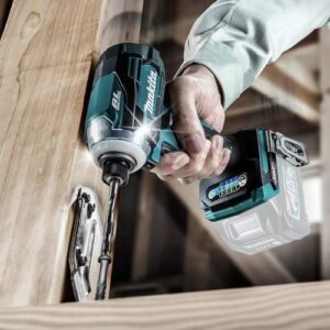 Makita Max XGT 40V Brushless Cordless 4-Speed 4-3/4-Inch Impact Driver with One-Touch Power Selector Button and Two Tightening Modes