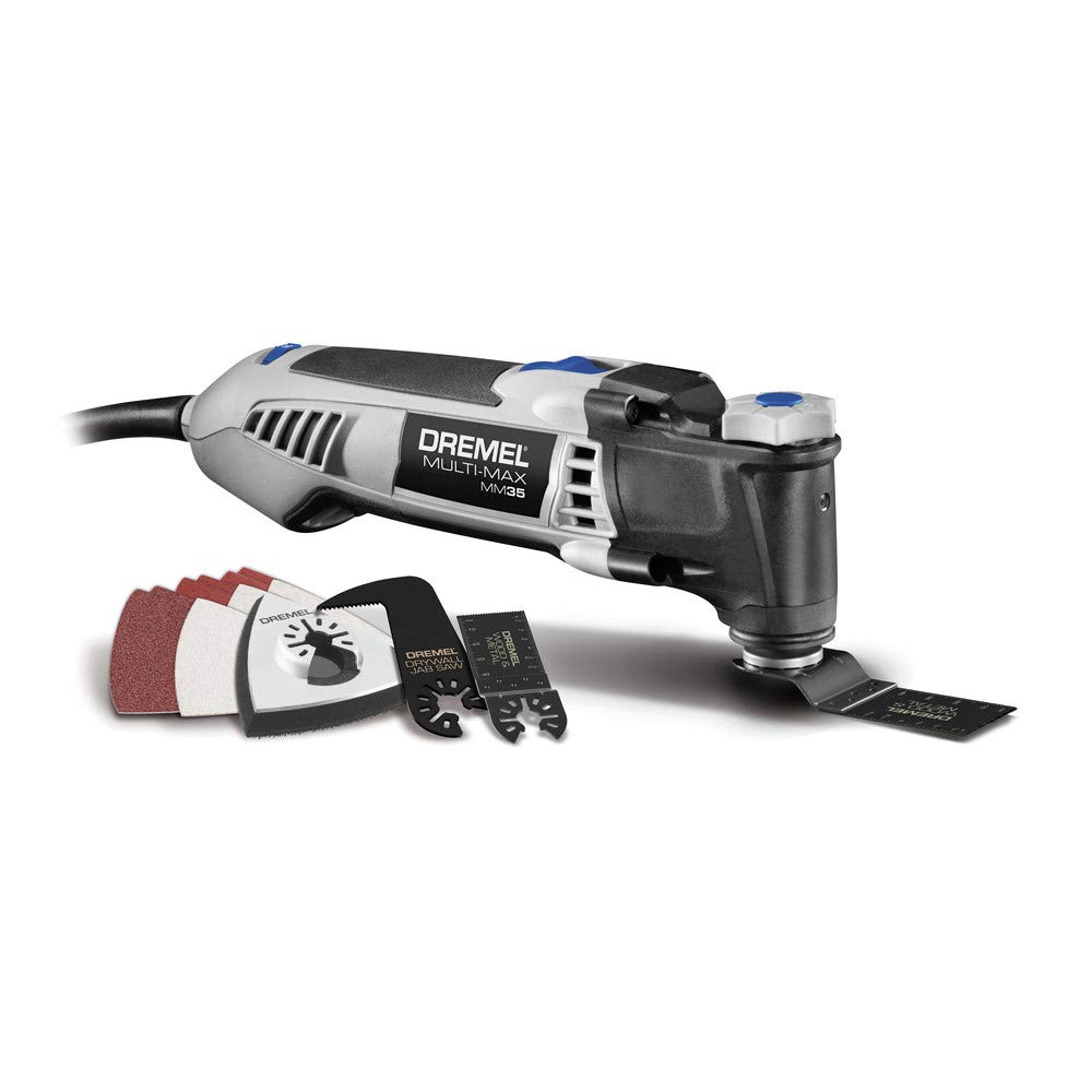 Dremel MM35-DR-RT 120V 3.5 Amp Variable Speed Corded Oscillating Multi-Tool Kit (Renewed)