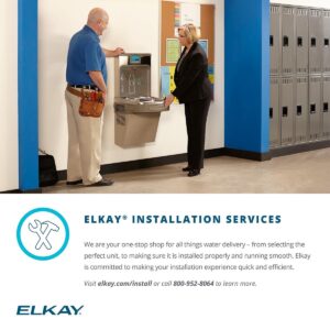 Elkay EZH2O Refrigerated Surface Mount Bottle Filling Station, Filtered, 8GPH, Stainless Steel