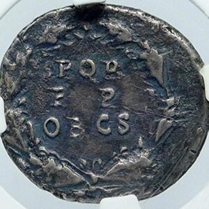 1655 IT CLAUDIUS very rare DENARIUS 49AD Ancient AR Roman Denarius VF NGC