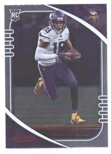 2020 panini absolute red #168 justin jefferson rc -rookie card minnesota vikings nm-mt