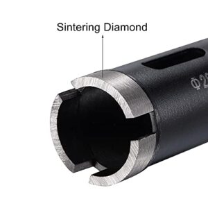 uxcell 28mm Diamond Core Drill Bits Dry or Wet Hole Saws for Hard Concrete Brick Block Masonry Stone Tile Glass