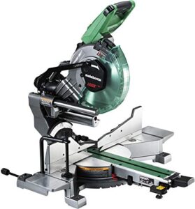 metabo hpt multivolt™ 36v sliding miter saw | 10-inch blade | dual bevel | includes battery & charger | c3610draqa