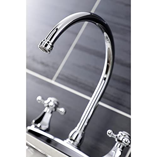 Kingston Brass KB4721BXSP Metropolitan 8" Centerset Kitchen Faucet, Polished Chrome