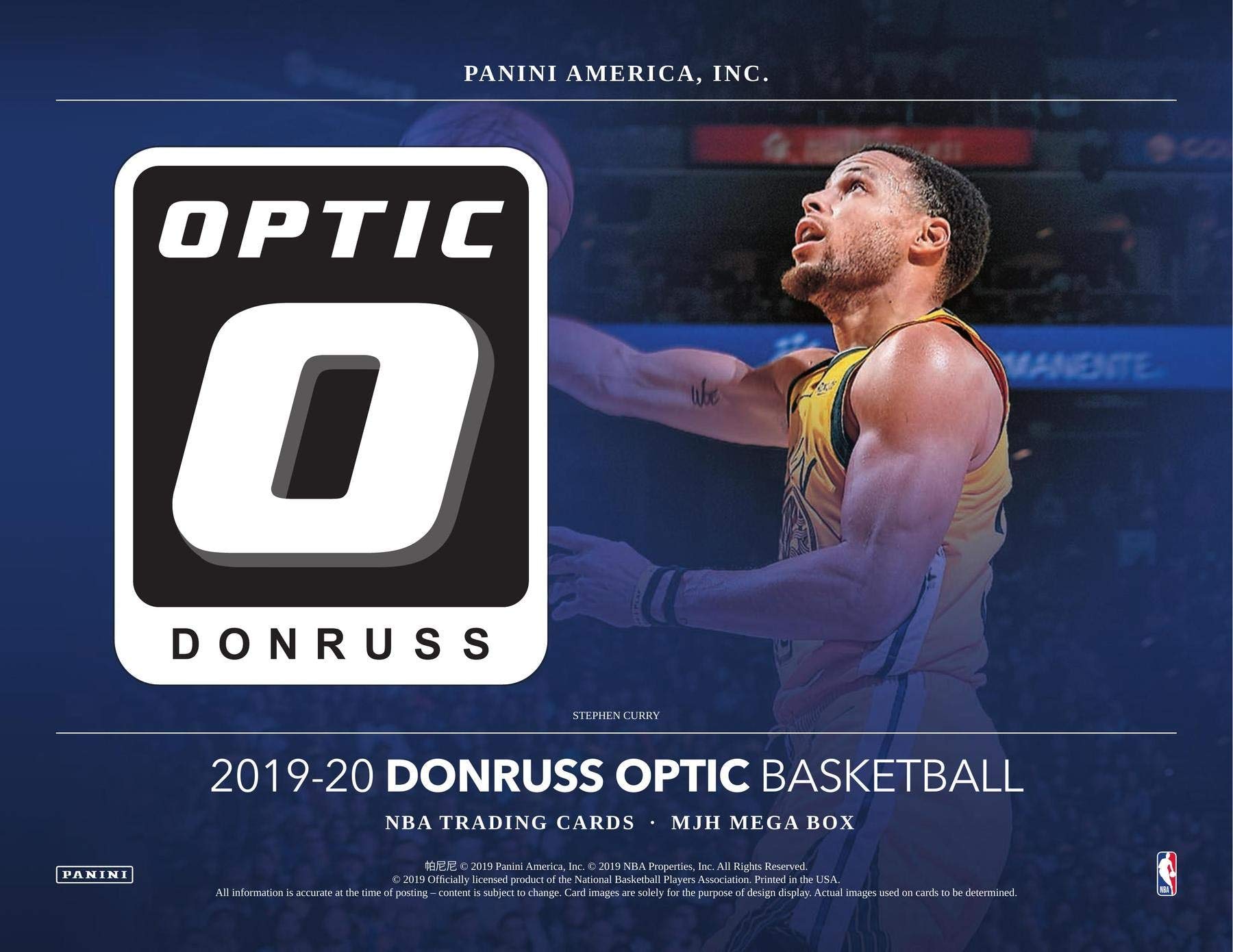 2019-20 Panini Donruss Optic MEGA Basketball Card Box - With 10 Hyper Pink Prizms - Look for Valuable Zion Williamson Holo Rookie Cards! 42 Cards Per Box.