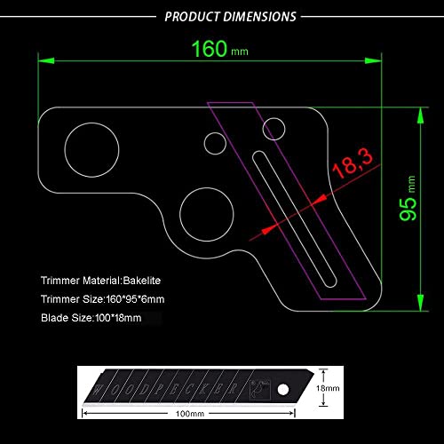 Manual Edge Banding Trimmer for Woodworking, Veneer Edge Cutter Tool for Wood Edge Banding