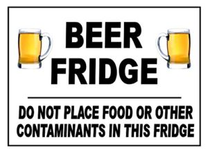 beer fridge magnet (5 x 7 inches)