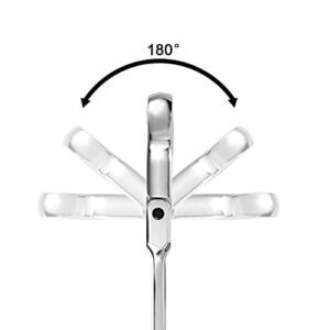 uxcell 1/4 Inch Flex-Head Ratcheting Combination Wrench SAE 72 Teeth 12 Point Ratchet Box Ended Spanner Tools, Cr-V