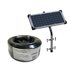 ghost controls extended solar bundle for automatic gate opener kits