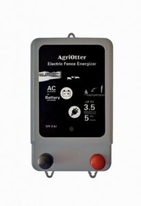 agriotter electric fence energizer 20 acre 2 in 1 powered by battery or ac outlet 10000v 2j pulse electric