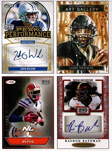 2021 SAGE Hit Premier Draft Low Series Football box (16 pks/bx, ONE Autograph card/pk)