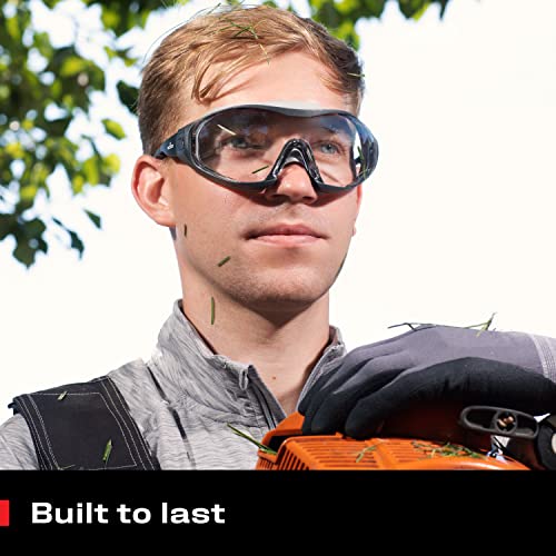 NoCry Anti Fog Safety Goggles for Men with Premium Anti Scratch Coating - Perfect Work Goggles with Adjustable Headband; ANSI Z87.1 Safety Goggles; Science Goggles or Chemistry Safety Glasses