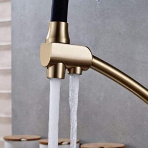 NZDY Faucet Kitchen Tap Bathroom Kitchen Purification Faucet Deck D 360 Degree Rotation Mixer Tap Drinking Water Tap for Kitchen Deck D