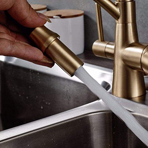 NZDY Faucet Kitchen Tap Bathroom Kitchen Purification Faucet Deck D 360 Degree Rotation Mixer Tap Drinking Water Tap for Kitchen Deck D