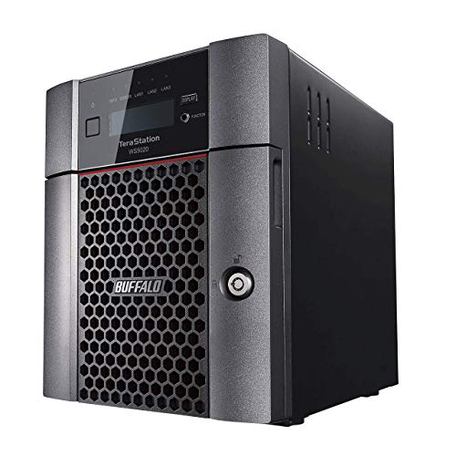 BUFFALO TeraStation WS5420DN Windows Server IoT 2019 16TB (4x4TB) Desktop NAS with Hard Drives Included / 4 Bay / 10GbE / Storage Server / NAS Storage / Network Storage / File Server / Windows Storage