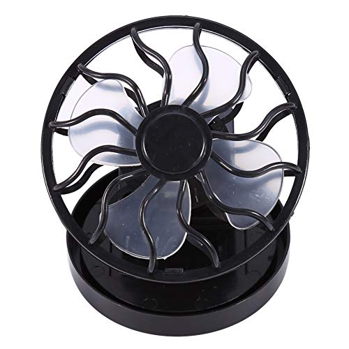 GOTOTOP Portable Solar Fan, Electric- Cooling Fan Mini Clip-on Solar Fan Air Conditioner Cooling Cell Fan for Outdoor Home Travel Camping Hiking Cooling