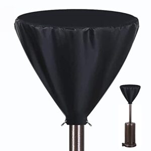 IDOXE Patio Heater Cover Waterproof with Zipper, Standup Classic Terrace Outdoor Round Heater Covers (Top Cover Only)