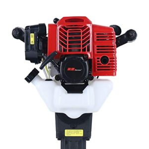 Gasoline Excavator Tree Shovel Drilling Machine, 52cc 2 Stroke Garden Tree Digger, Post Hole Digger with Proportioning Bucket and Funnel Filter