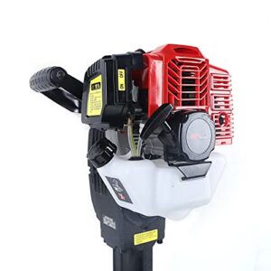 Gasoline Excavator Tree Shovel Drilling Machine, 52cc 2 Stroke Garden Tree Digger, Post Hole Digger with Proportioning Bucket and Funnel Filter