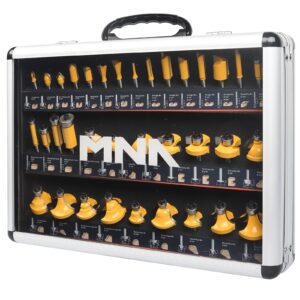 mna router bits 35 pcs set, 35 pieces 1/4 inch shank router bit kit. american router bit set complete set.