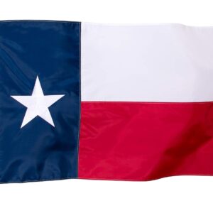 Texas Flag Outdoor - Heavy Duty Nylon Texas State Flags with Embroidered Stars, Sewn Stripes and Brass Grommets