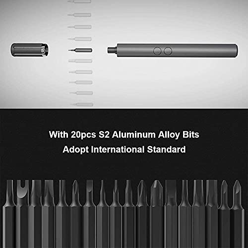 wowstick Mini Electric Screwdriver,3 LED Lights, Electric Screwdriver Cordless Rechargeable Set (23)