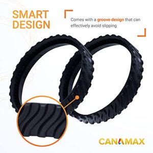 Canamax Premium R0526100 Swimming Pool Cleaner - Replacement for Zodiac Baracuda MX8 Elite, MX6 Elite, MX8, MX6 Pool Cleaner Tire Track- Pack of 2