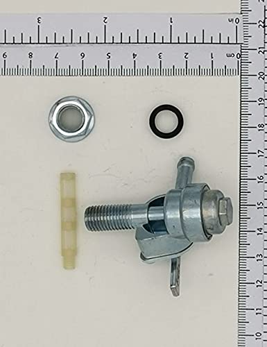 YAMAKATO Generator Petcock Fuel Tank Shut Off Valve Gas Switch 310574GS for Champion Generac 310573GS 193272GS 204743GS All Power Briggs and Stratton etc., M10X1.25mm