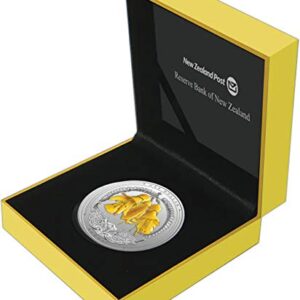 2021 DE Discover PowerCoin Kowhai 1 Oz Silver Coin 1$ New Zealand 2021 Proof