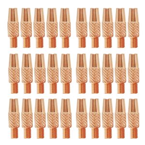 30-pk mig welding contact tips 199-730 .023" - .025" 199730 for miller welder gun spoolmate 100, 3035, 185 and hobart spoolgun dp-3035, spoolrunner 100,handler 125, 125 ez, 130, 140, 190, 210mvp