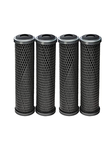 CFS – 4 Pack Carbon Wrap Sediment Water Filter Cartridges Compatible with AO Smith 2.5"x10", AO-WH-PRE-RCP2 Models – Remove Bad Taste & Odor – Whole House Replacement Filter Cartridge – 5 Micron