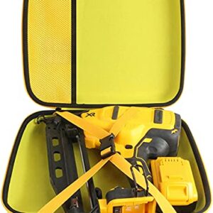 Khanka Hard Tool Case Replacement for DEWALT 20V MAX* Finish Nailer Angled 16GA (DCN660B), Case Only