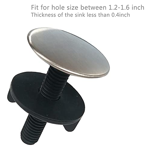 3 Pieces Kitchen Sink Hole Cover Faucet Hole Cover Kitchen Sink Tap Hole Plate Stopper Cover Blanking Metal Plug