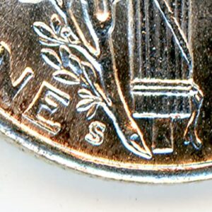 1943 S Mercury FS-511 Trumpet Tail Dime MS-63