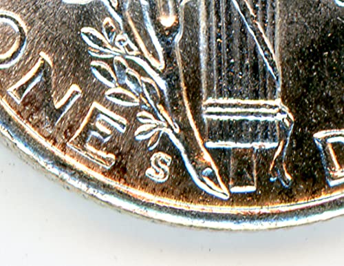 1943 S Mercury FS-511 Trumpet Tail Dime MS-63