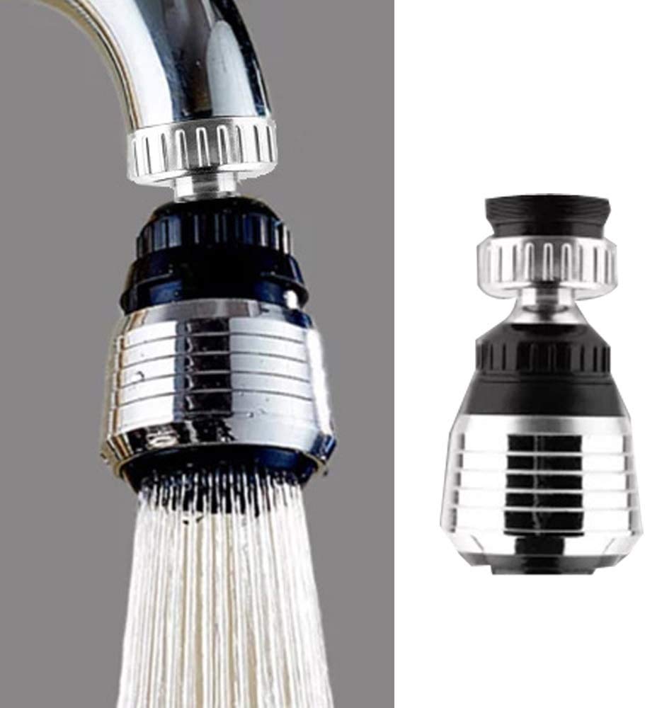 Faucet Nozzle Filter, 360 Degree Rotate Faucet, Anti Water Bubbler, Water Saving Tap Aerator Diffuser, Two Spraying Mode