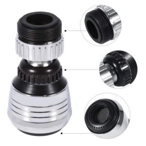 Faucet Nozzle Filter, 360 Degree Rotate Faucet, Anti Water Bubbler, Water Saving Tap Aerator Diffuser, Two Spraying Mode