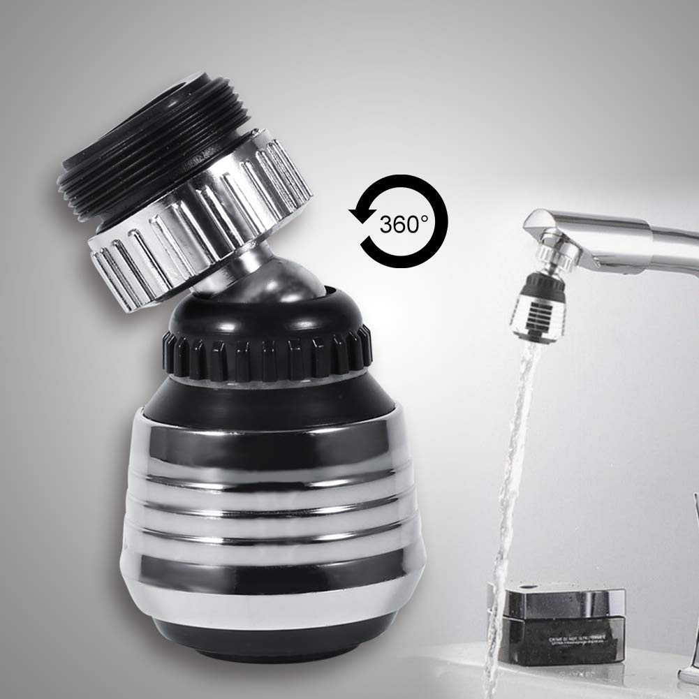 Faucet Nozzle Filter, 360 Degree Rotate Faucet, Anti Water Bubbler, Water Saving Tap Aerator Diffuser, Two Spraying Mode