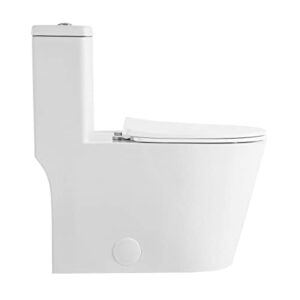 Swiss Madison Well Made Forever SM-1T180, Dreux High Efficiency One Piece Elongated Toilet with 0.8 GPF Water Saving Patented Technology