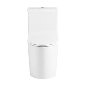 Swiss Madison Well Made Forever SM-1T180, Dreux High Efficiency One Piece Elongated Toilet with 0.8 GPF Water Saving Patented Technology