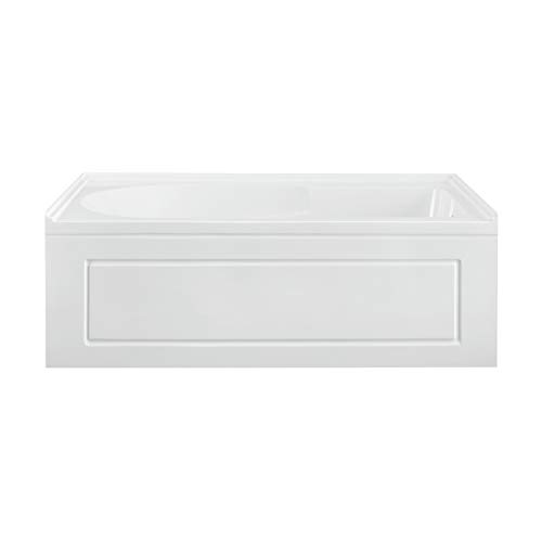 Swiss Madison Well Made Forever SM-AB560, Concorde 60 in. x 32 in. Acrylic Glossy White, Alcove, Integral, Right-Hand Drain, Apron Bathtub