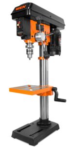 wen 4212t 5-amp 10-inch variable speed cast iron benchtop drill press with laser