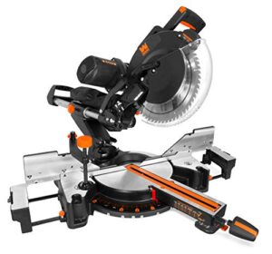 wen mm1214t 15-amp 12-inch dual bevel sliding compound miter saw with laser