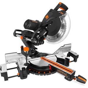 WEN MM1214T 15-Amp 12-Inch Dual Bevel Sliding Compound Miter Saw with Laser