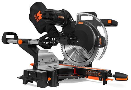 WEN MM1214T 15-Amp 12-Inch Dual Bevel Sliding Compound Miter Saw with Laser