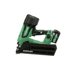 Metabo HPT 36V MultiVolt™ Cordless Forming Nailer | 21 Degree Duplex Nail, up to 3-1/2-Inch | 1-36V Battery + Charger | NR3675DD