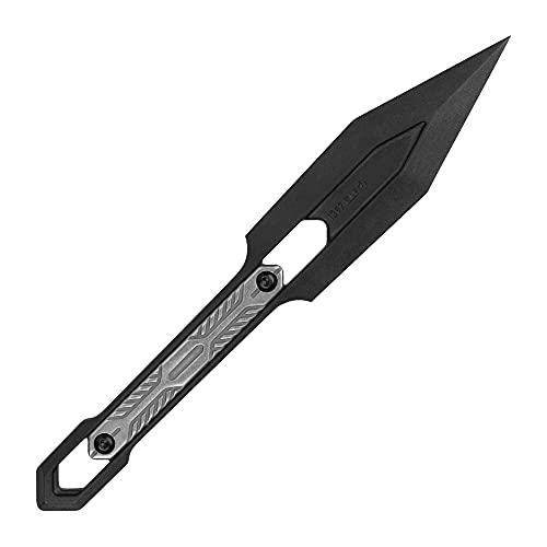 Kershaw Inverse Spear Point Pocket Knife, 2.6-in. Blade, Fixed Blade (1397), Aluminum,Black