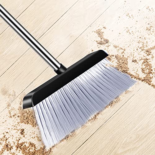 FlyBanboo Broom and Dustpan, Dustpan and Broom Set, Long Handle Broom Set Can be Used in Home Kitchen Room Office Lobby Broom Combo