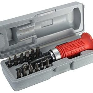 eoocvt 14pcs Heavy Duty Impact Screwdriver Driver Bits Tool Socket Set Kit With Case